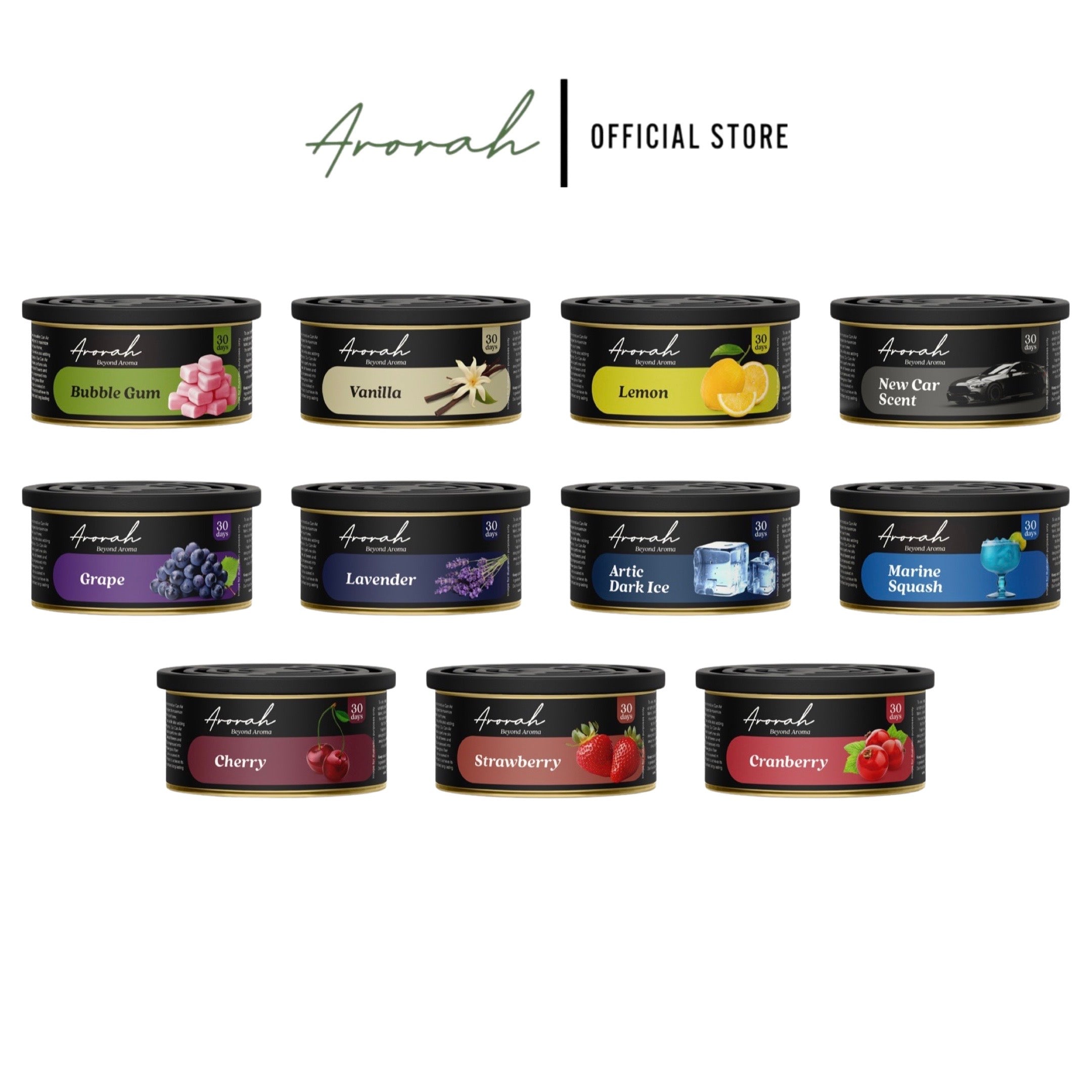 ARORAH Natural Can Air Freshener Car Perfume – Arorah Products