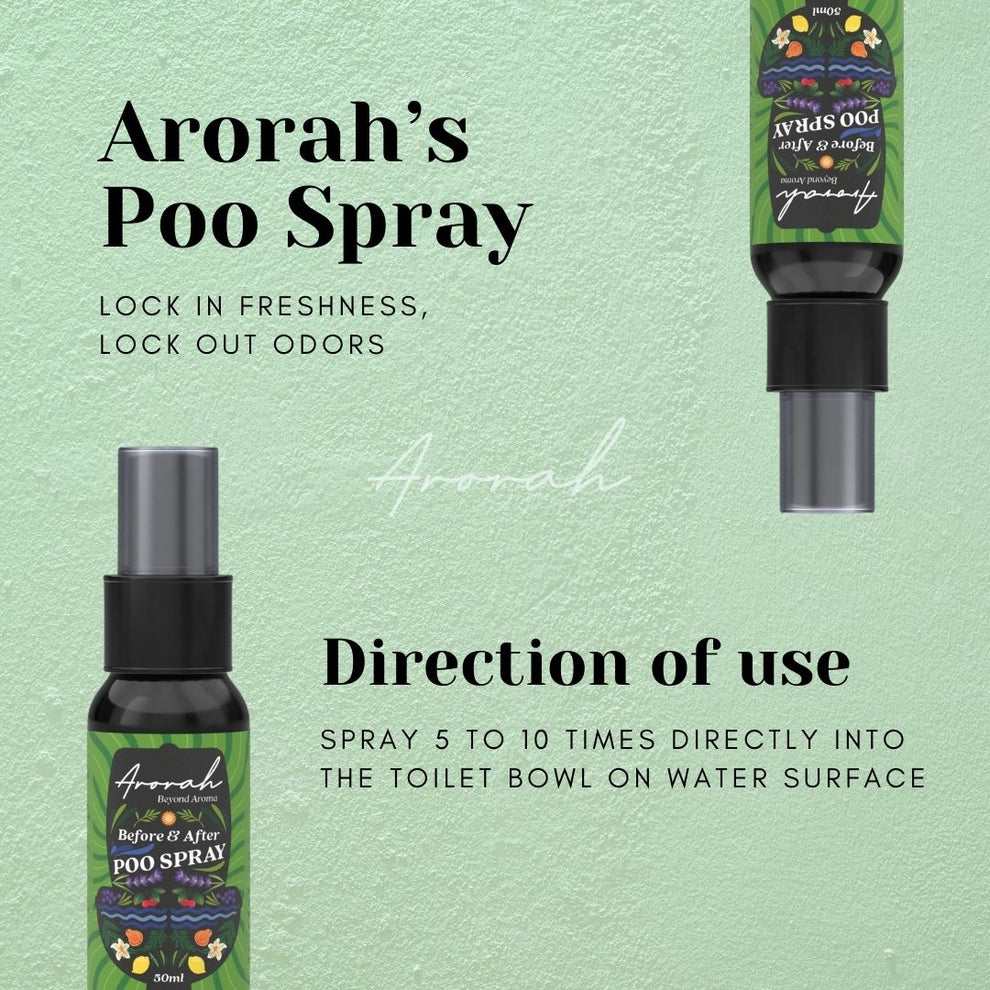 Before And After Poo Toilet Spray - 50ml – Arorah Products