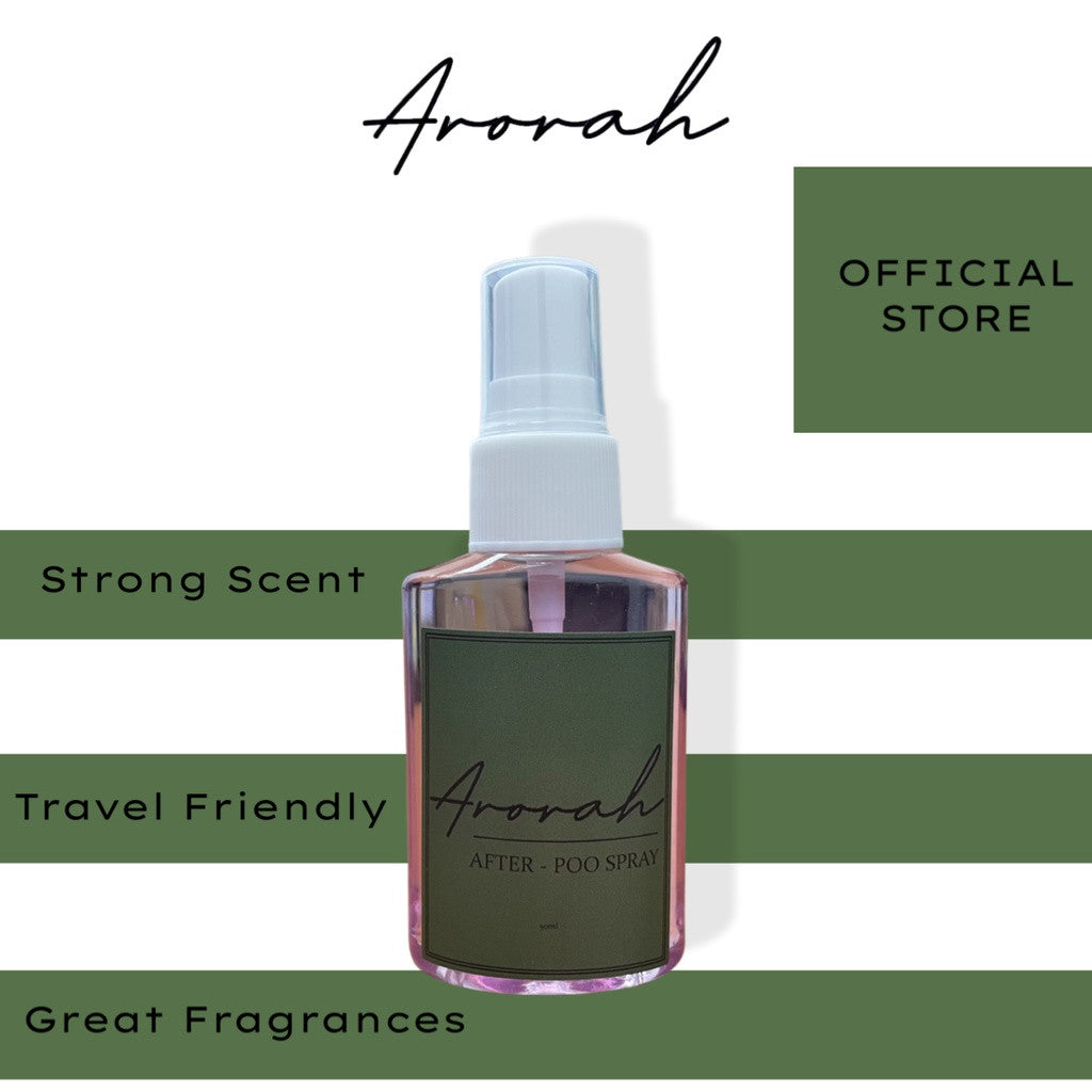 ARORAH Before And After Poo Toilet Spray 50ml – Arorah Products
